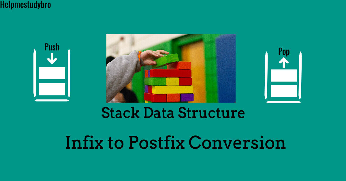 Infix to Postfix Conversion - Helpmestudybro
